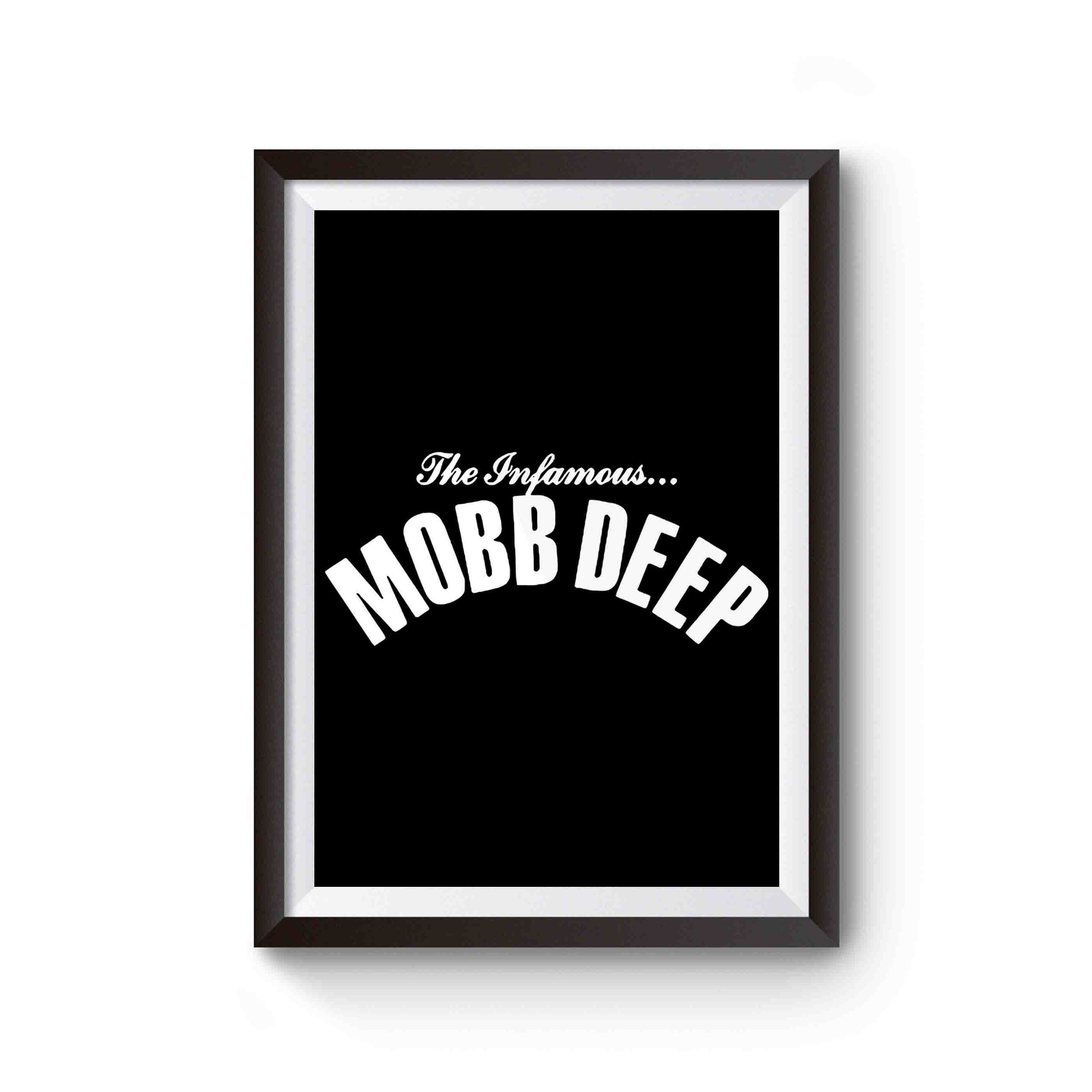 The Infamous Mobb Deep Red Logo Poster
