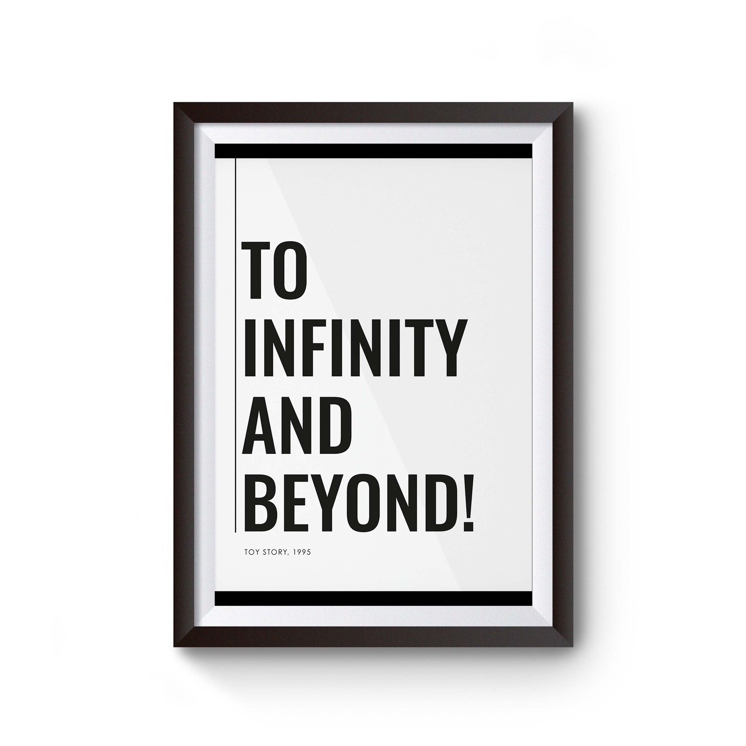 Toy Story To Infinity And Beyond Poster