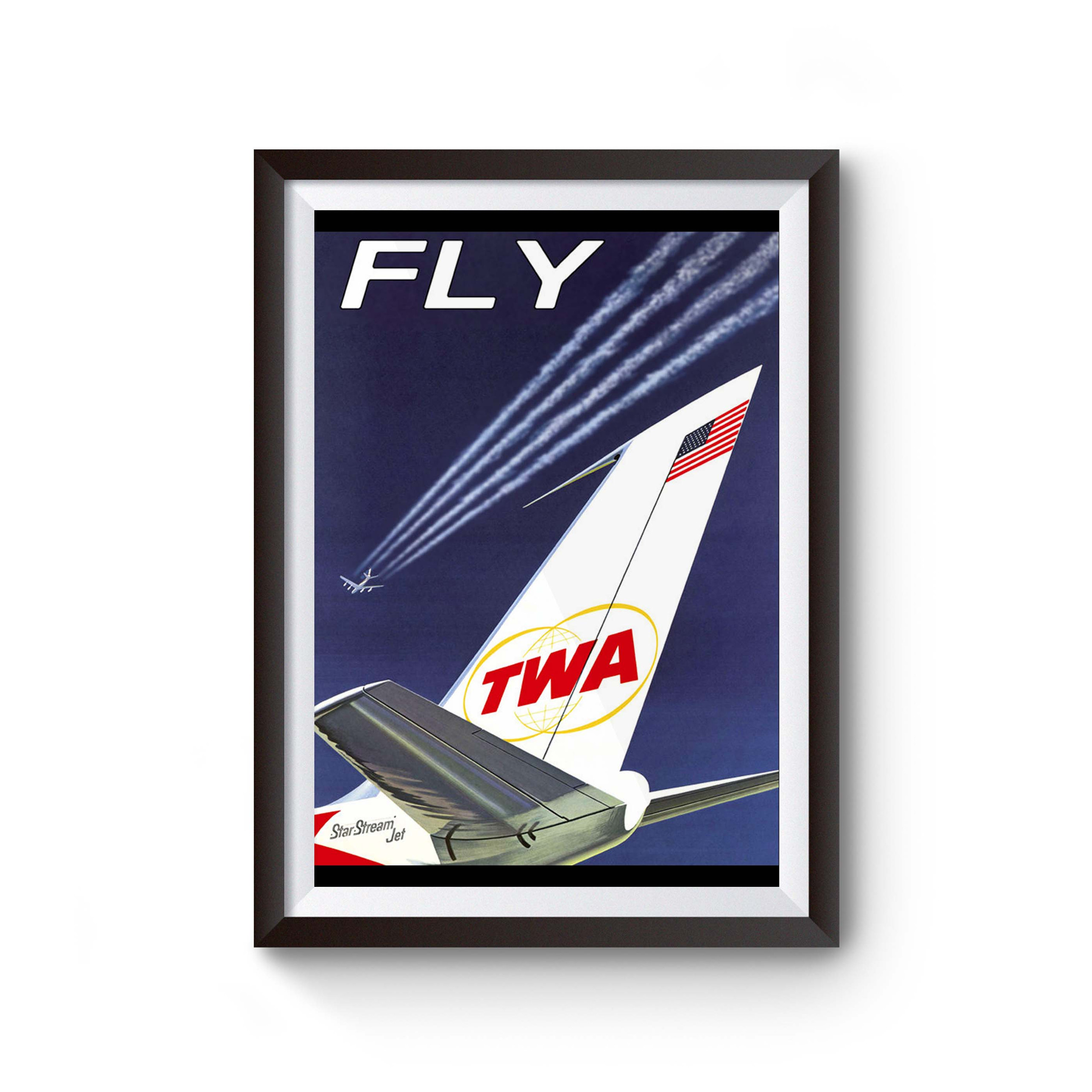 Trans World Airlines Boeing 707 Poster