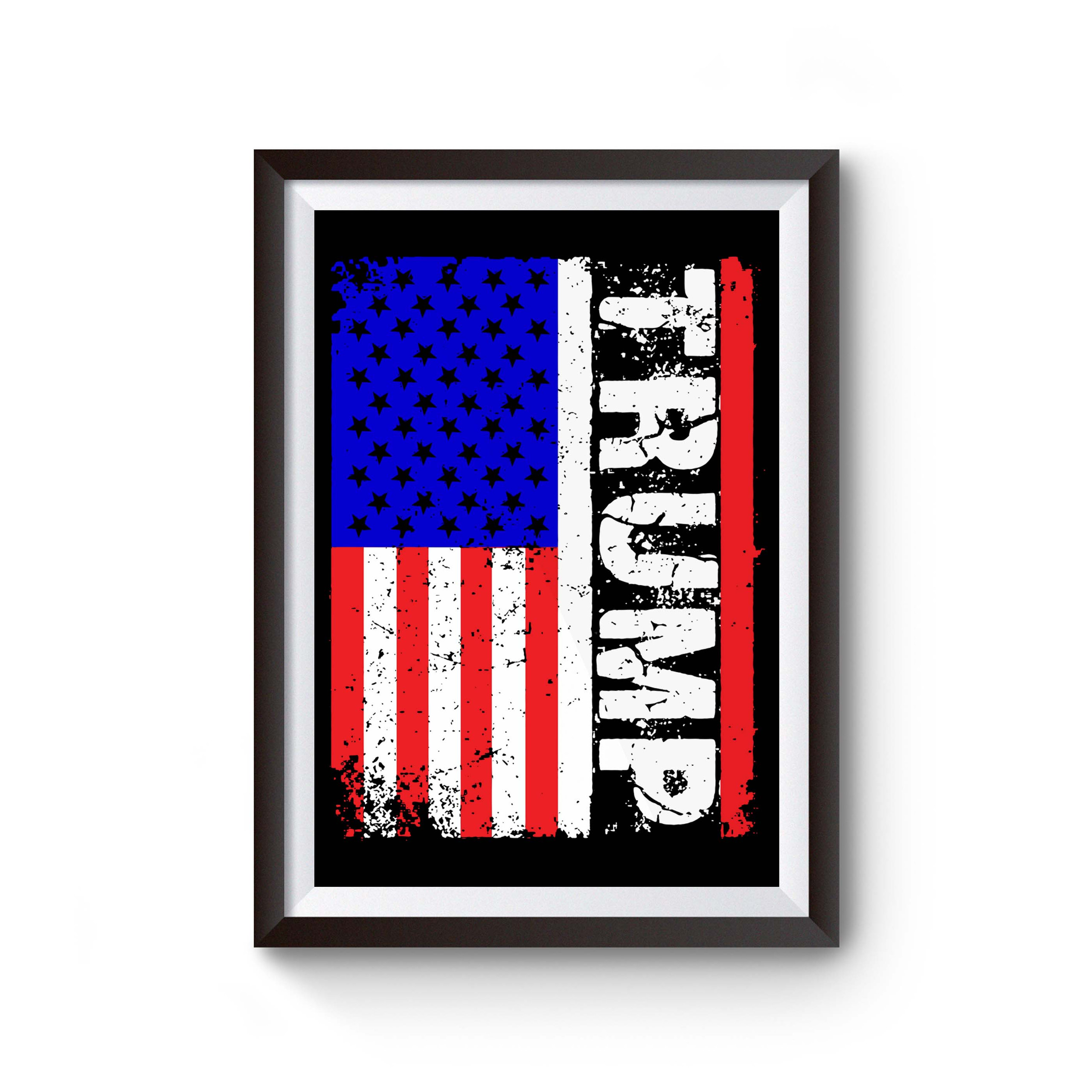 Trump 2020 Flag Usa Poster