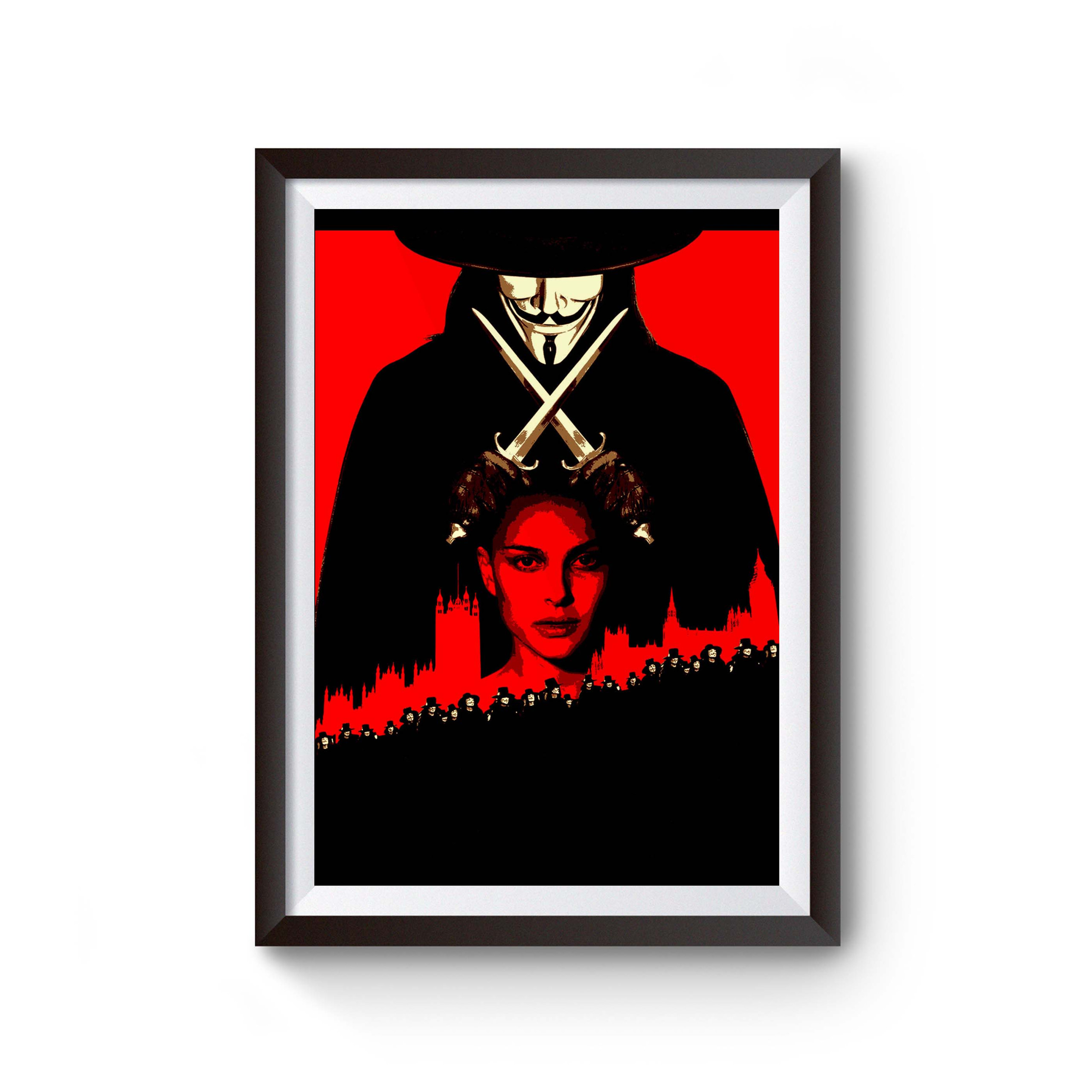 V For Vendetta Logo Poster