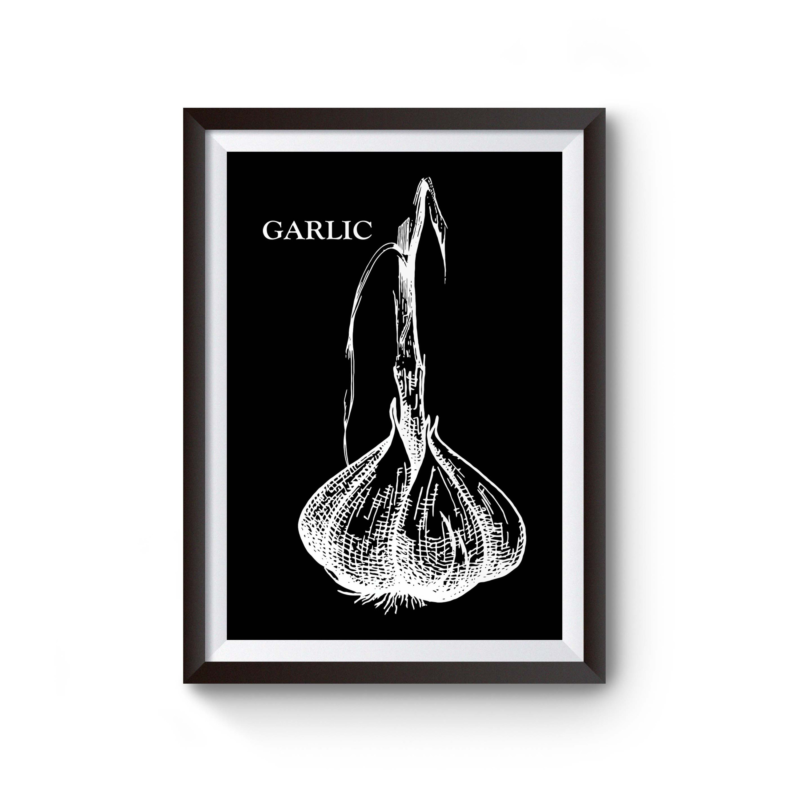 Vintage Garlic Poster