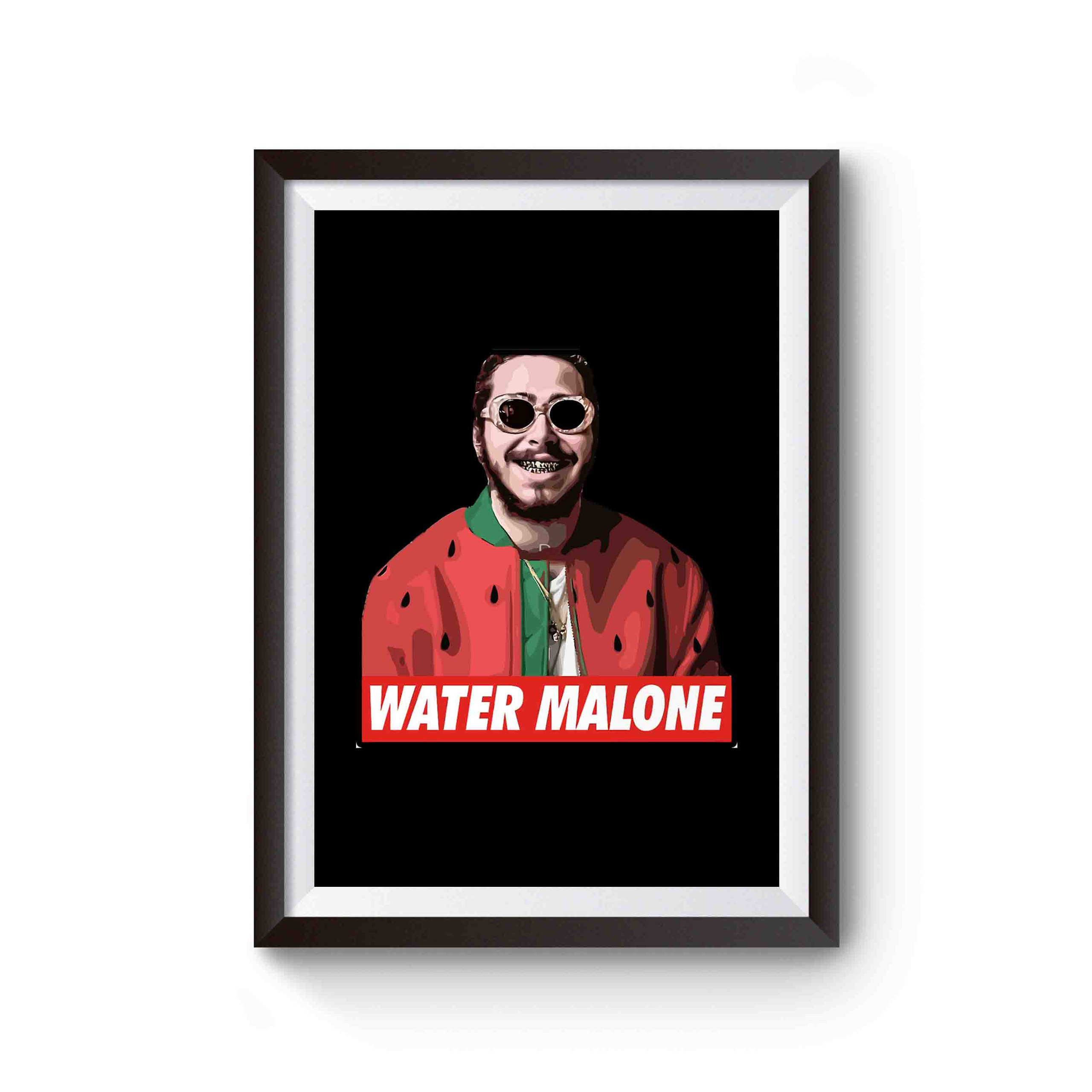 Water Malone Inspired Poster