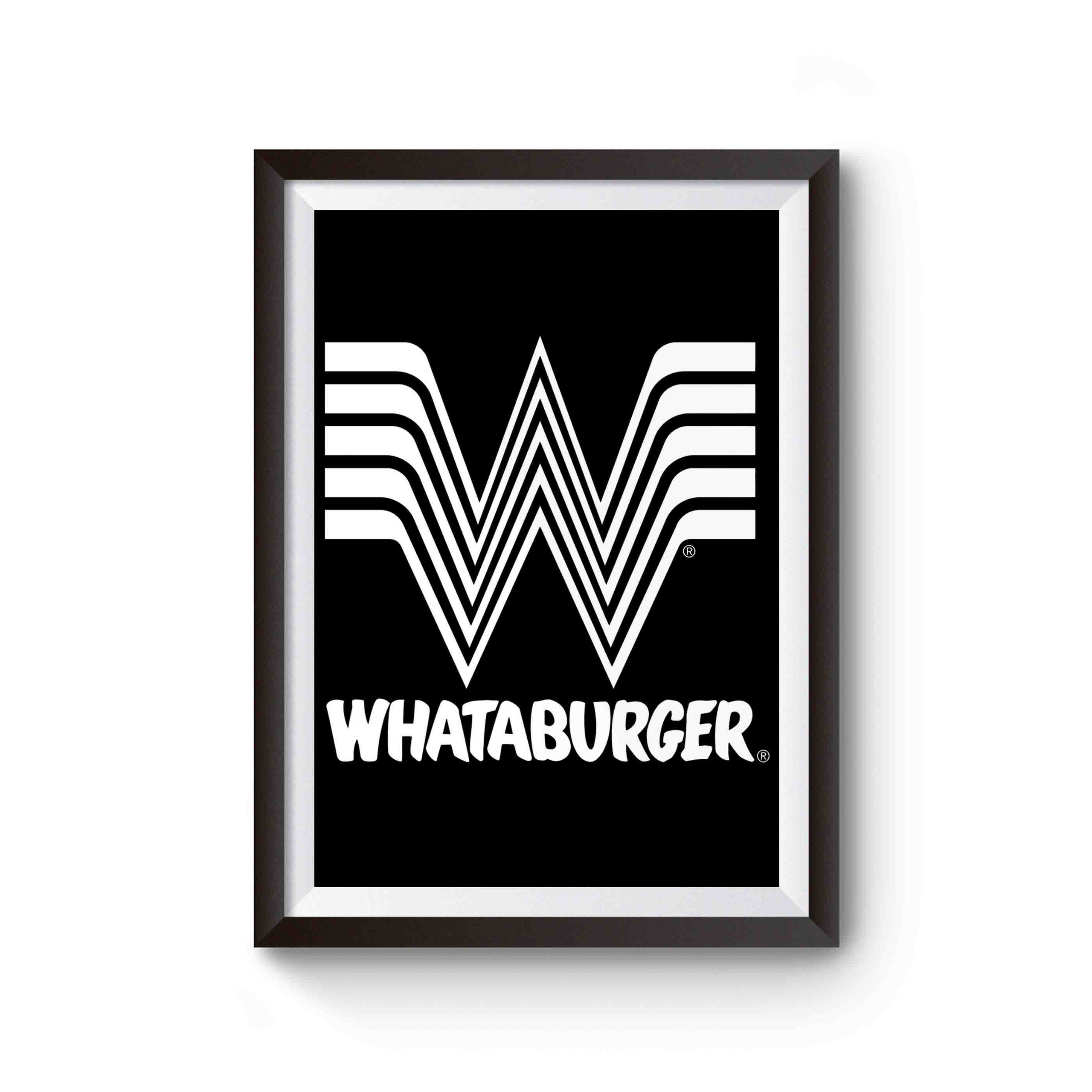 Whataburger Logo Retro Hipster Poster