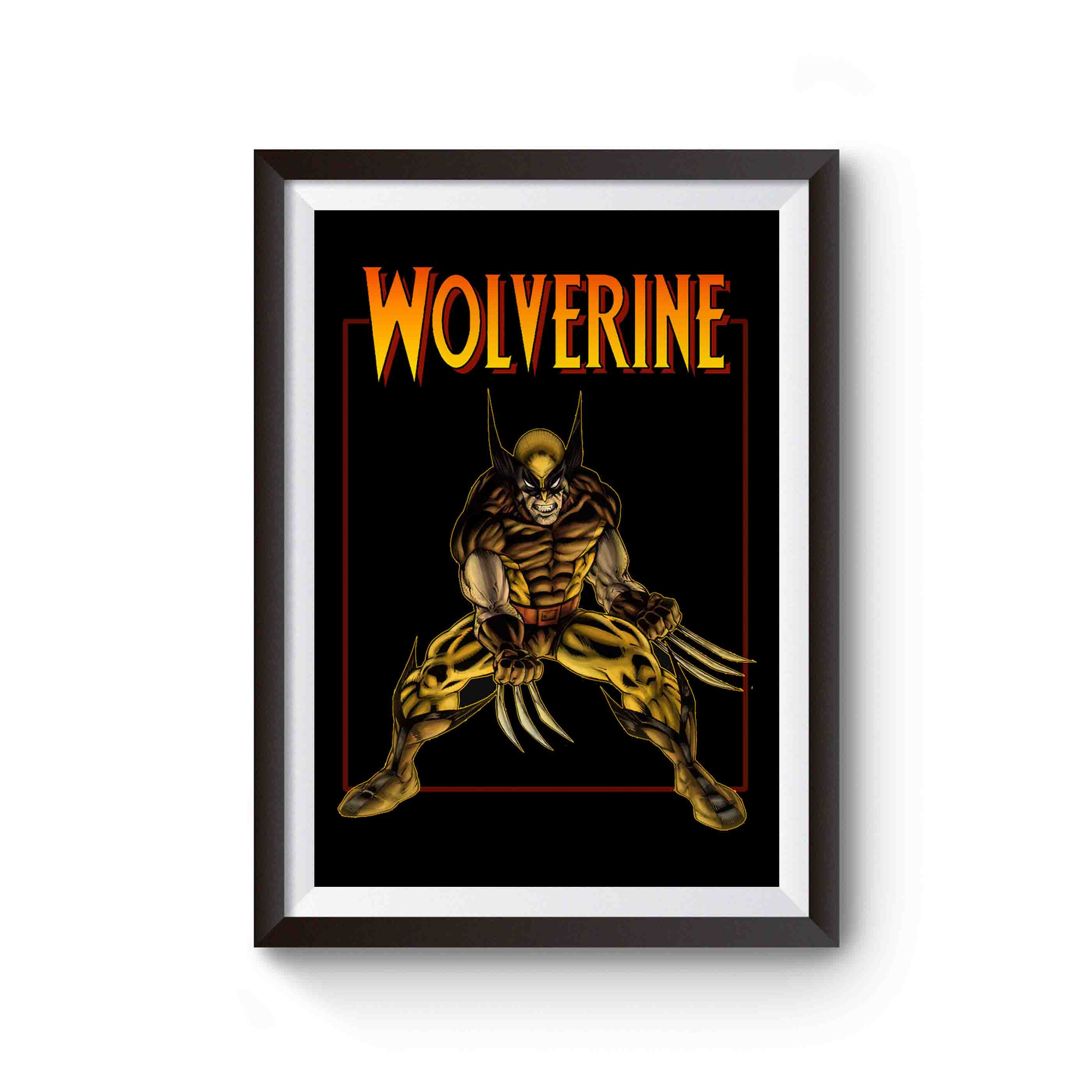 Wolverine Japanese Marvel Comics Poster