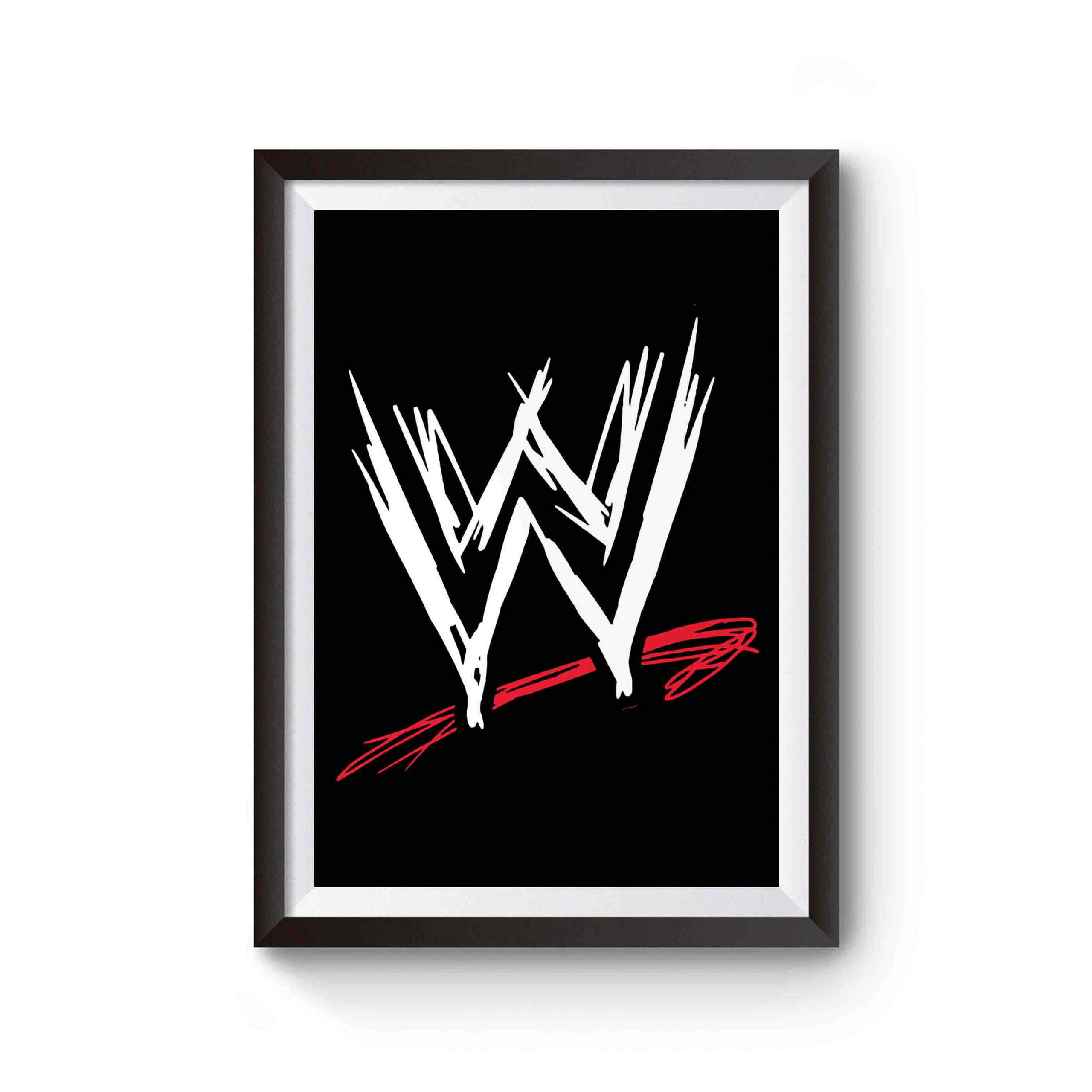 Wwf Wwe Logos Poster