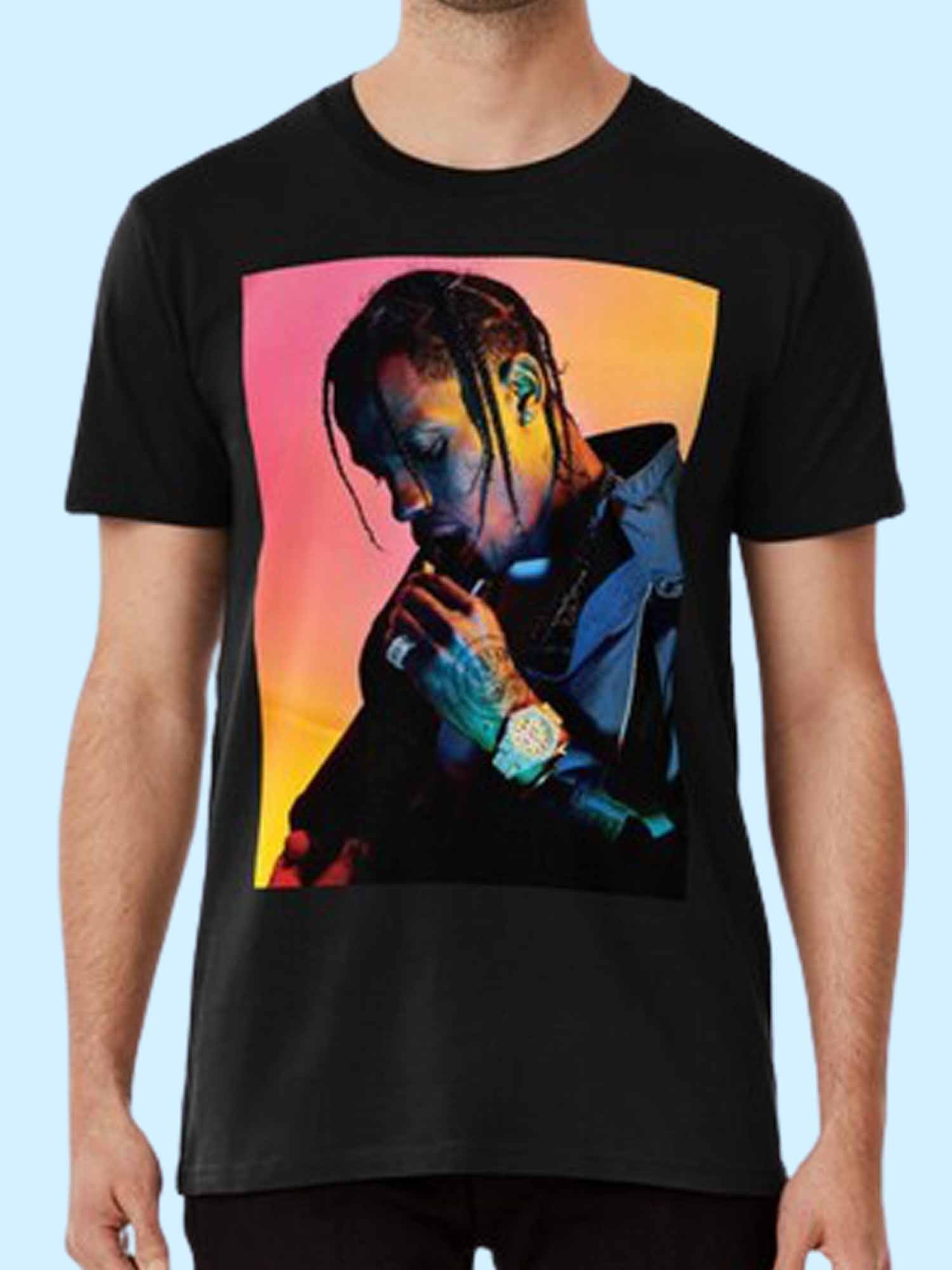 Travis Scott Album Collage Men T Shirt