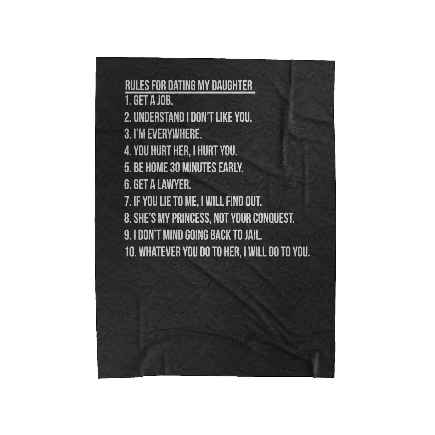 Top Ten Rules For Dating My Daughter Poster