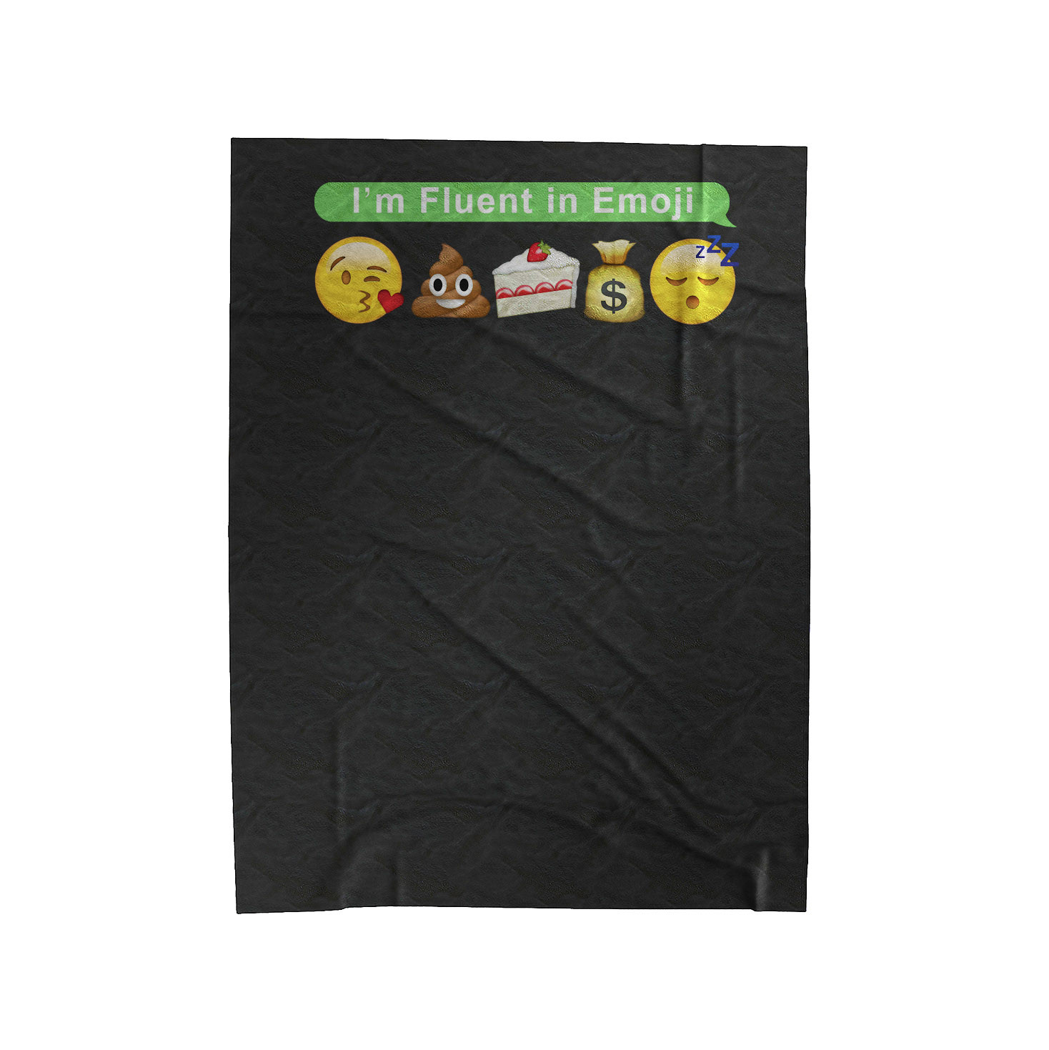 Sweet Emoji I Am Fluent In Emoji Smile Frown Happy Sad Face Poster