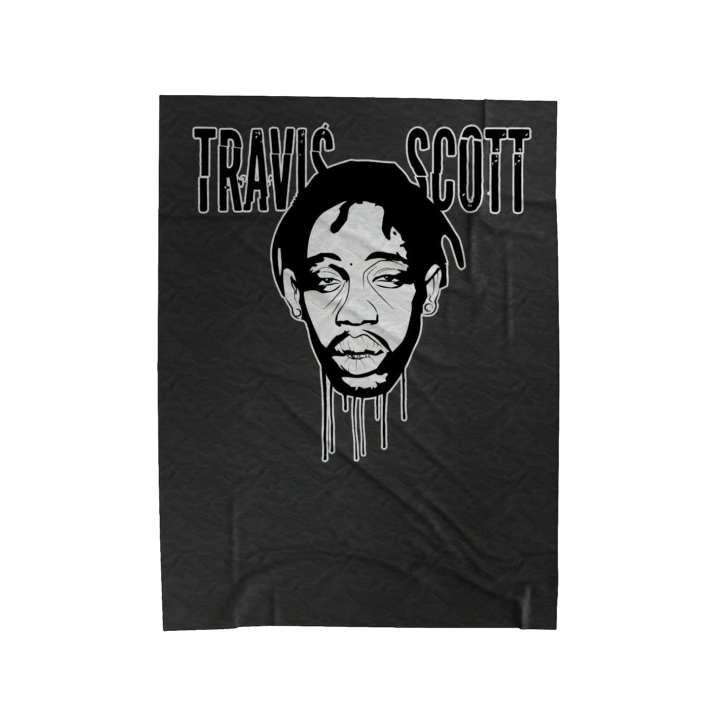 Travis Scott Face Art Poster