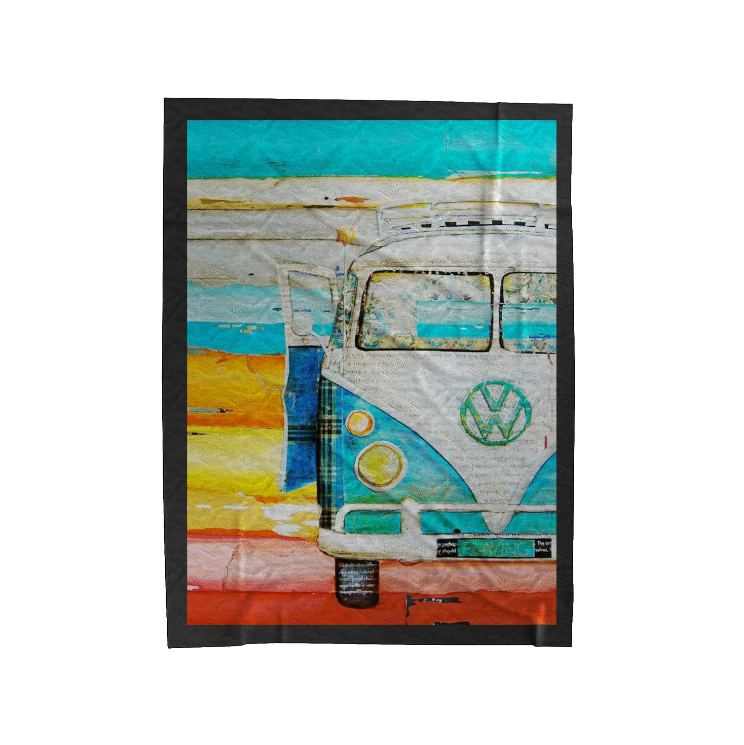 Vw Minibus Vintage Poster