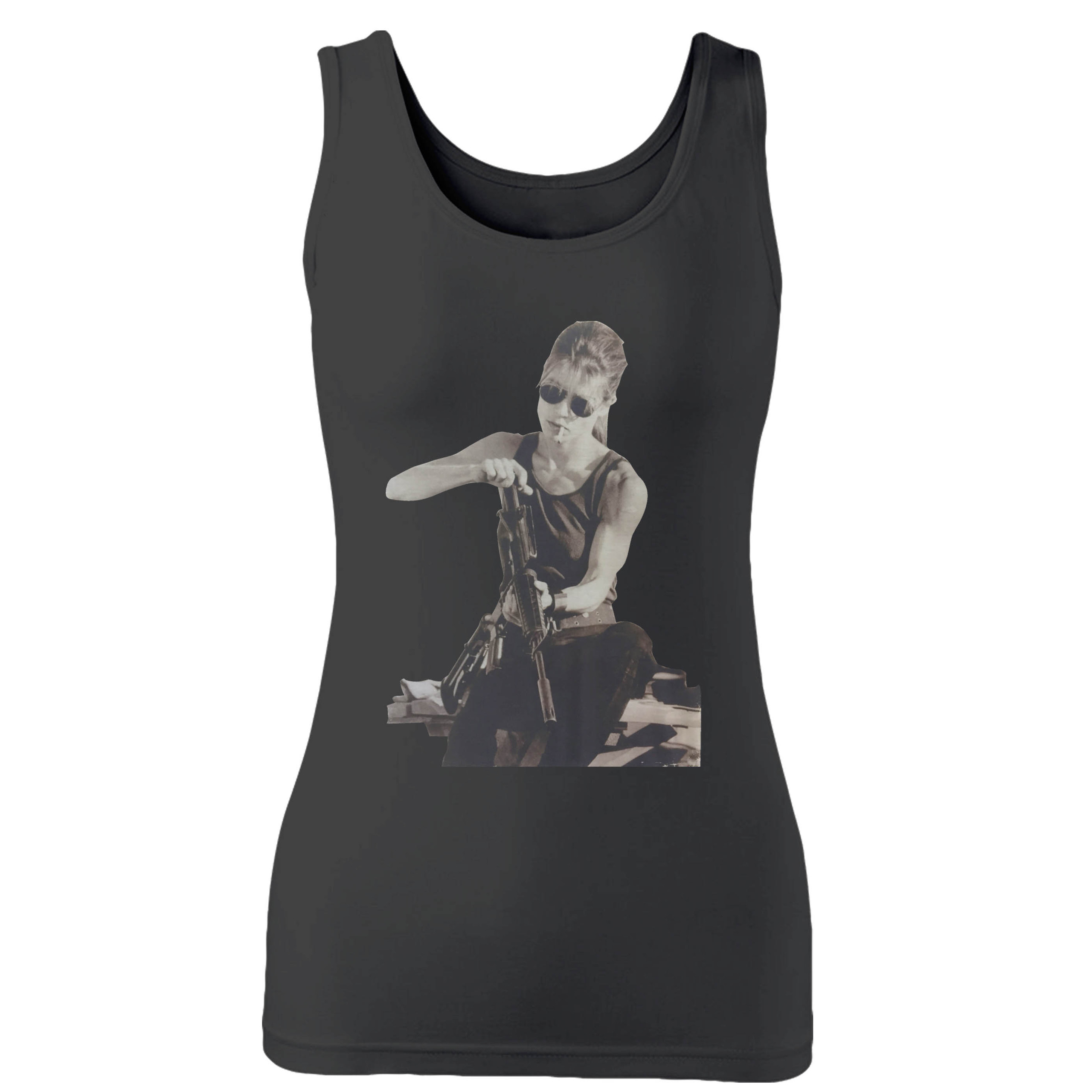 Terminator 2 Linda Hamilton Men Tank Top