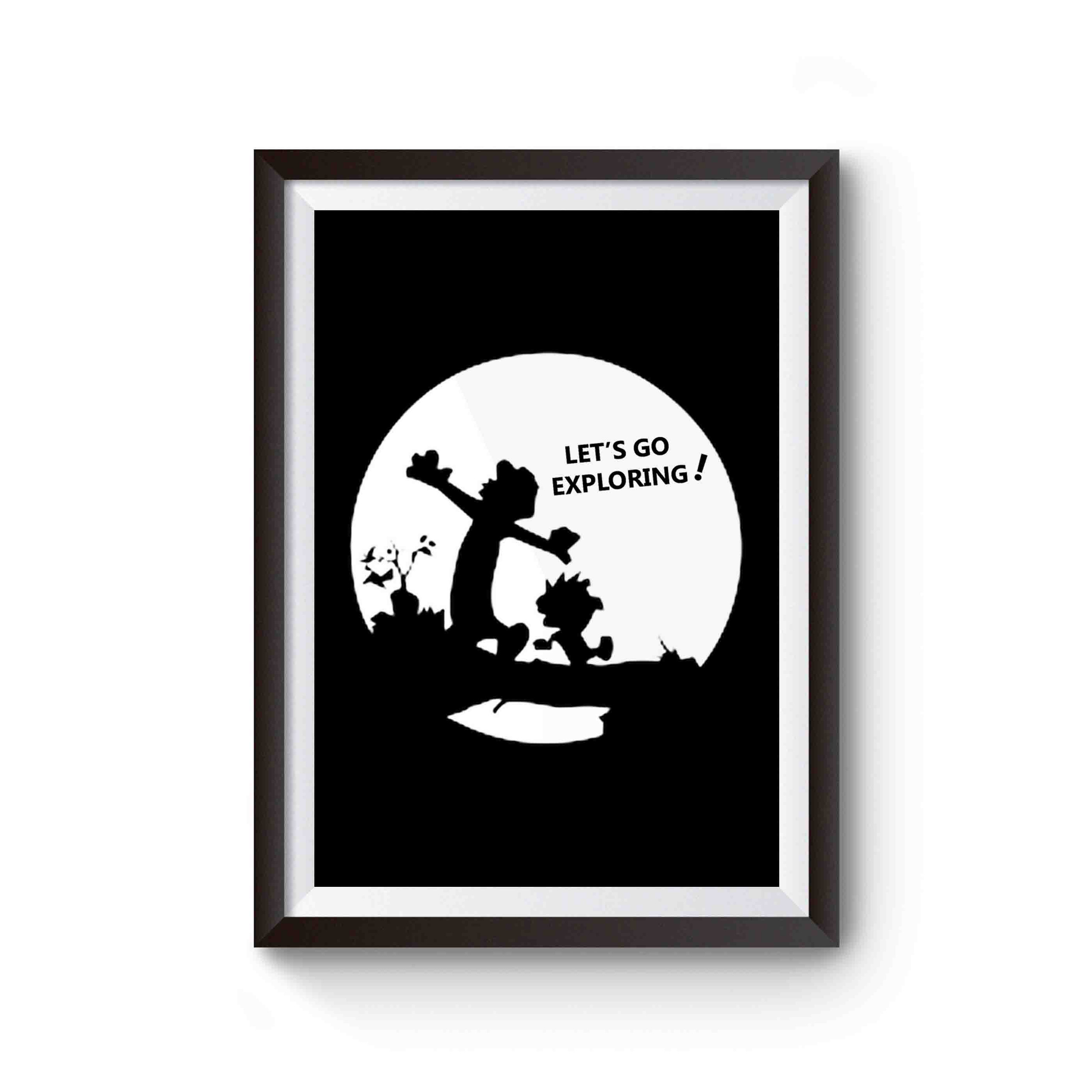 Calvin And Hobbes Let's Go Exploring Poster