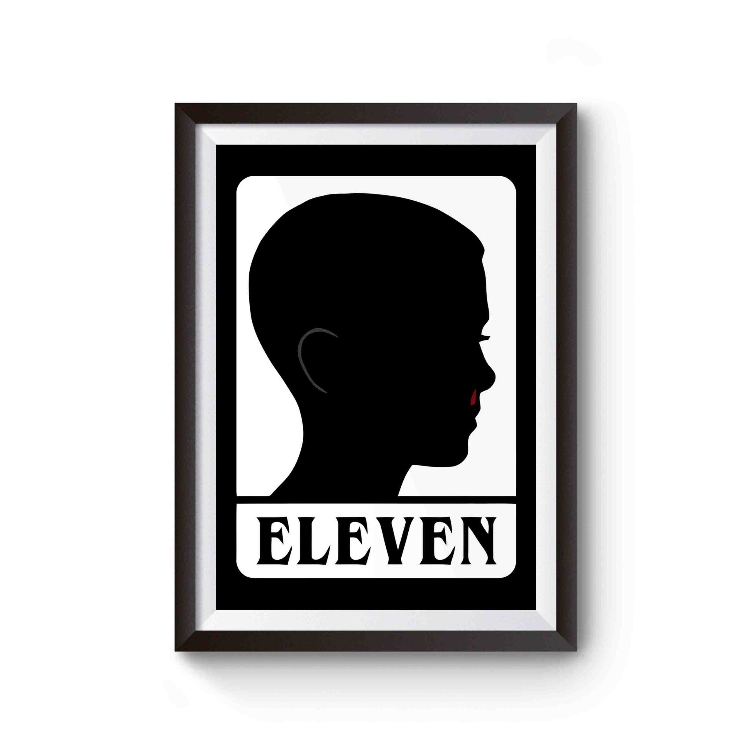 Stranger Things Silhouette Chase Poster