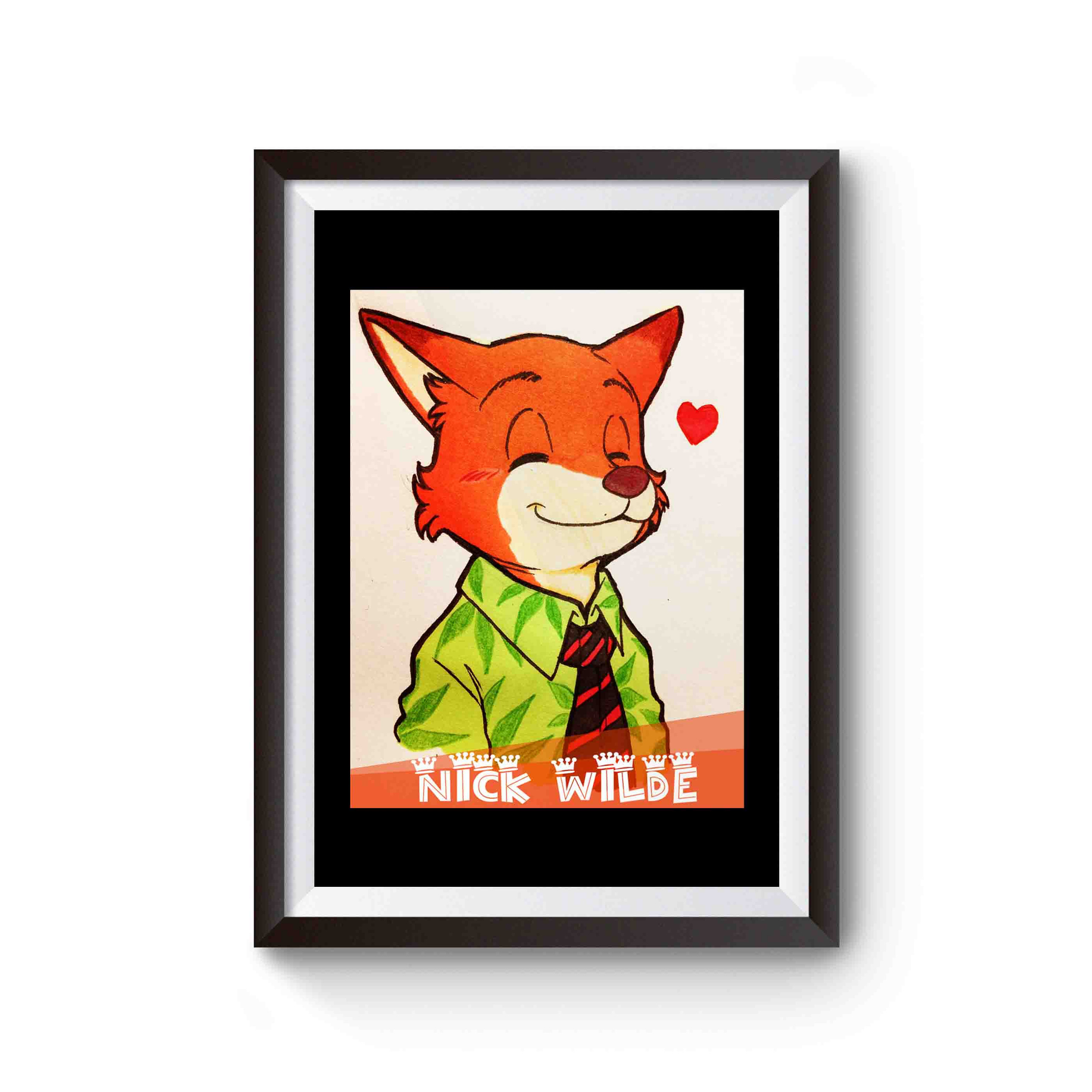 Zootopia Fat Nick Wilde Poster