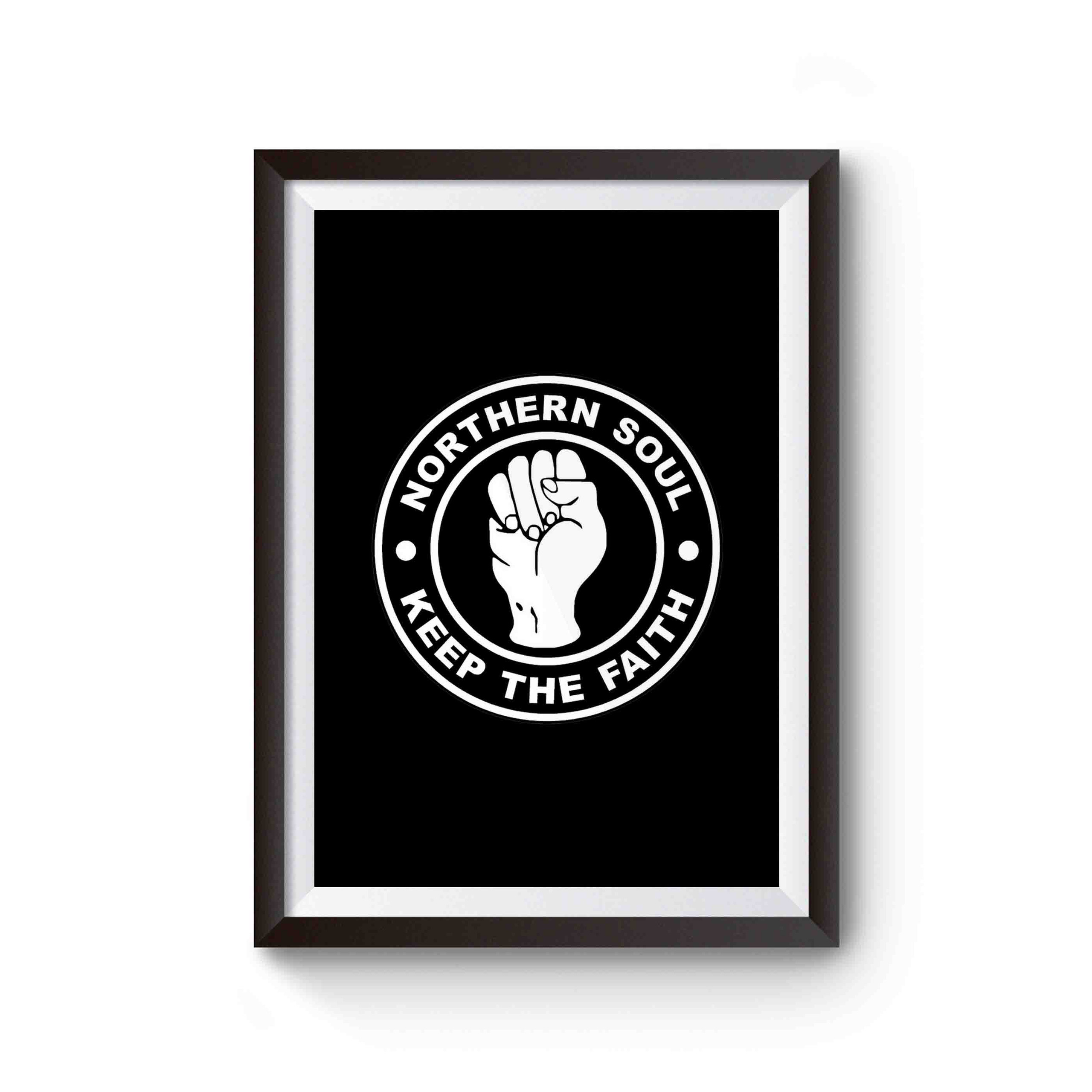 Northern Soul Keep The Faith Logo Men T Shirt
