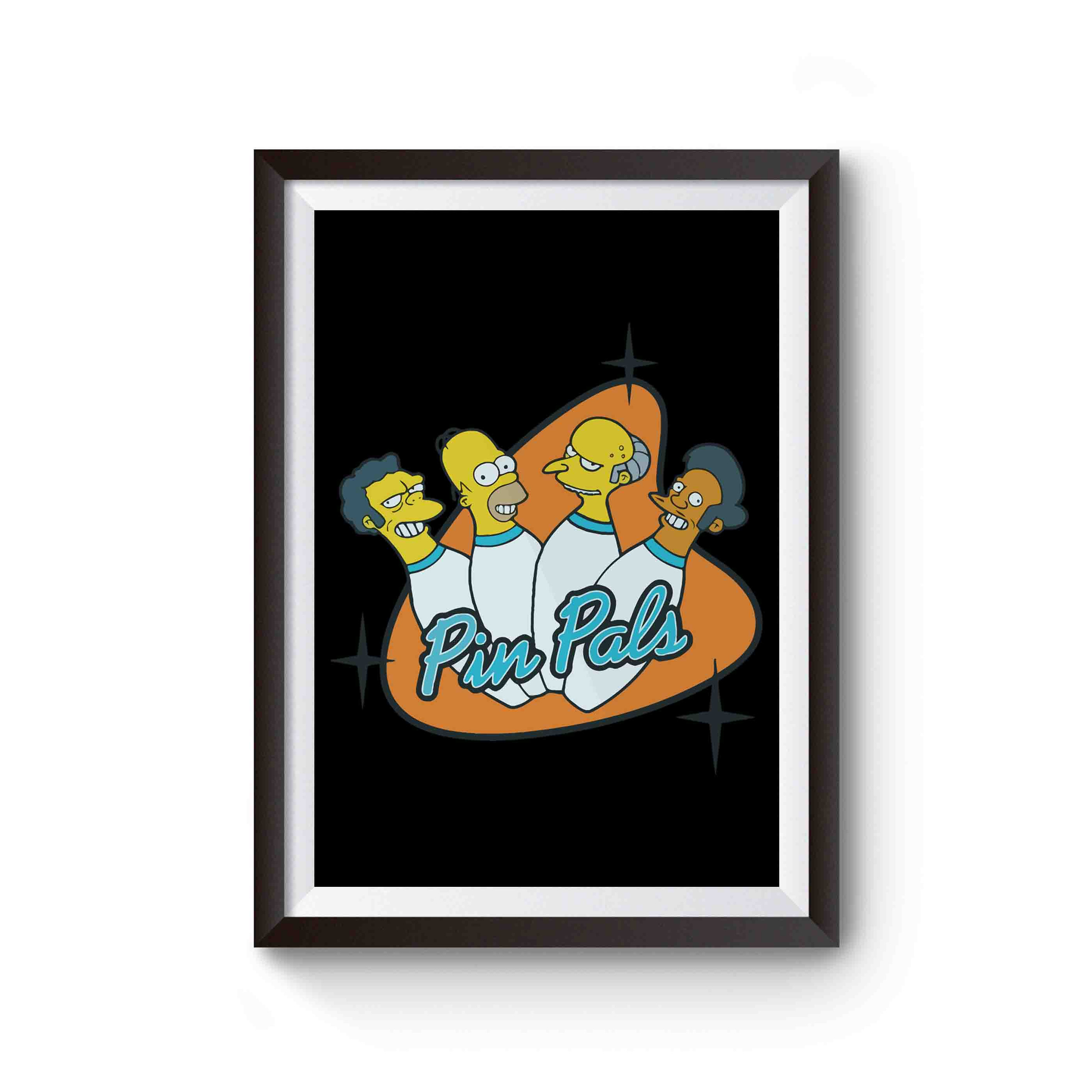 The Simpsons Pin Pals Poster