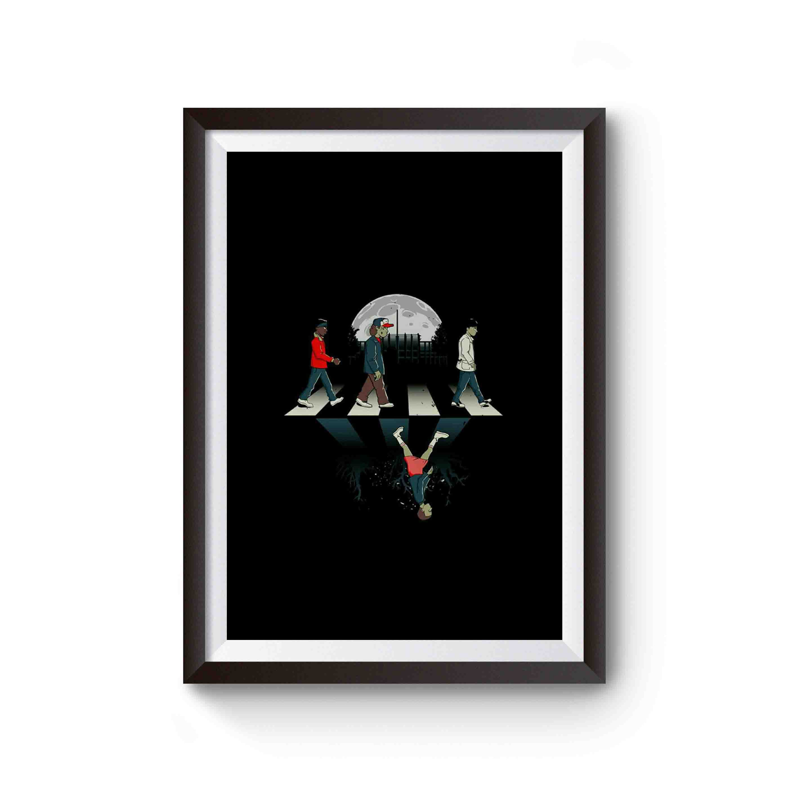 Stranger Things Upside Down Road Poster