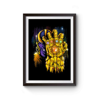 Thanos Infinity Gauntlet Infinity Stones Inspired Poster
