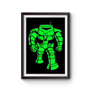 The Big Bang Theory Inspired Sheldon Cooper Robot Manbot Poster