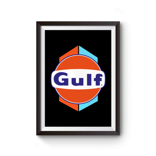 Gulf Racing Logo Poster