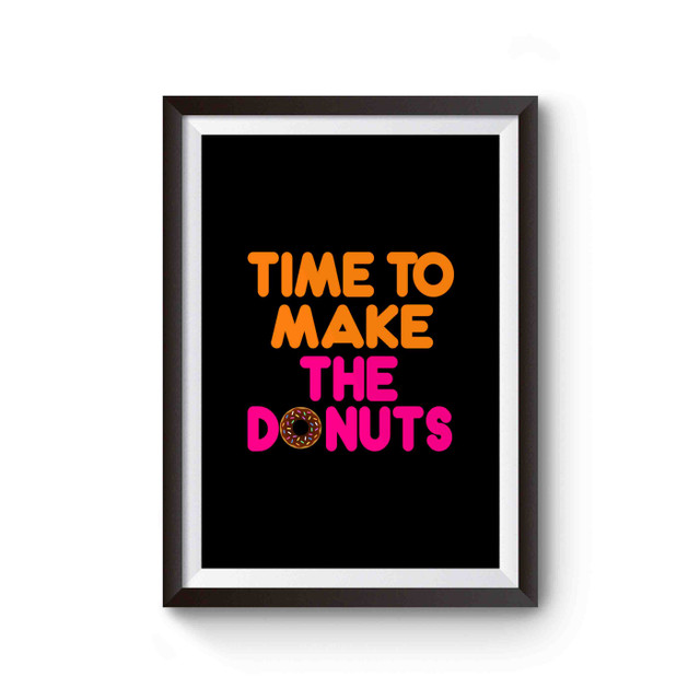 Time To Make The Donuts Vintage Dunkin Donuts Old School Donut Funny ...