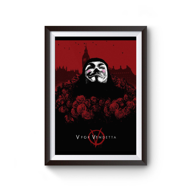 V For Vendetta Logo Poster
