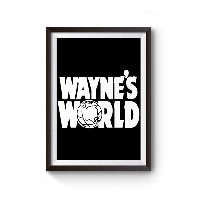 Wayne's World Waynes Logo Poster