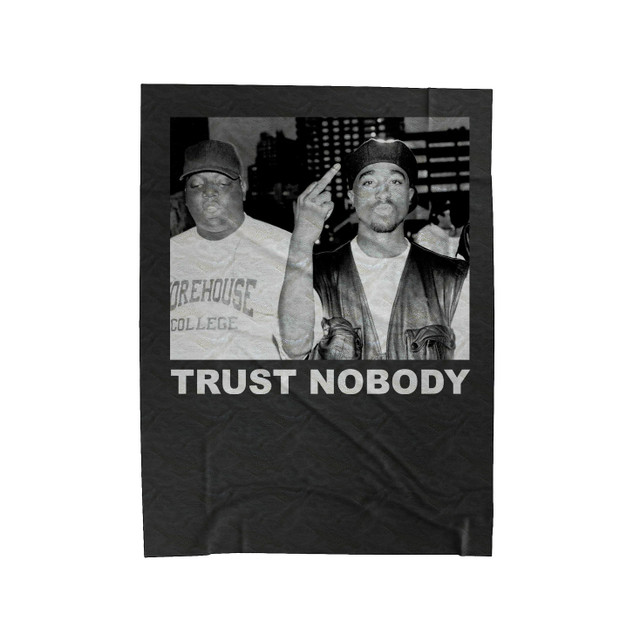 Tupac Trust Nobody Middle Finger Poster