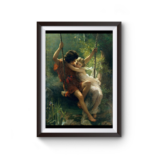 Pierre Auguste Cot Springtime Romanticism Women T Shirt