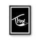 Tanner Fox Tfox Logo Poster