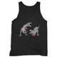 T Rex Dinosaurs Boxing Men Tank Top