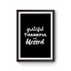 Thankful Thanksgiving Grateful Poster