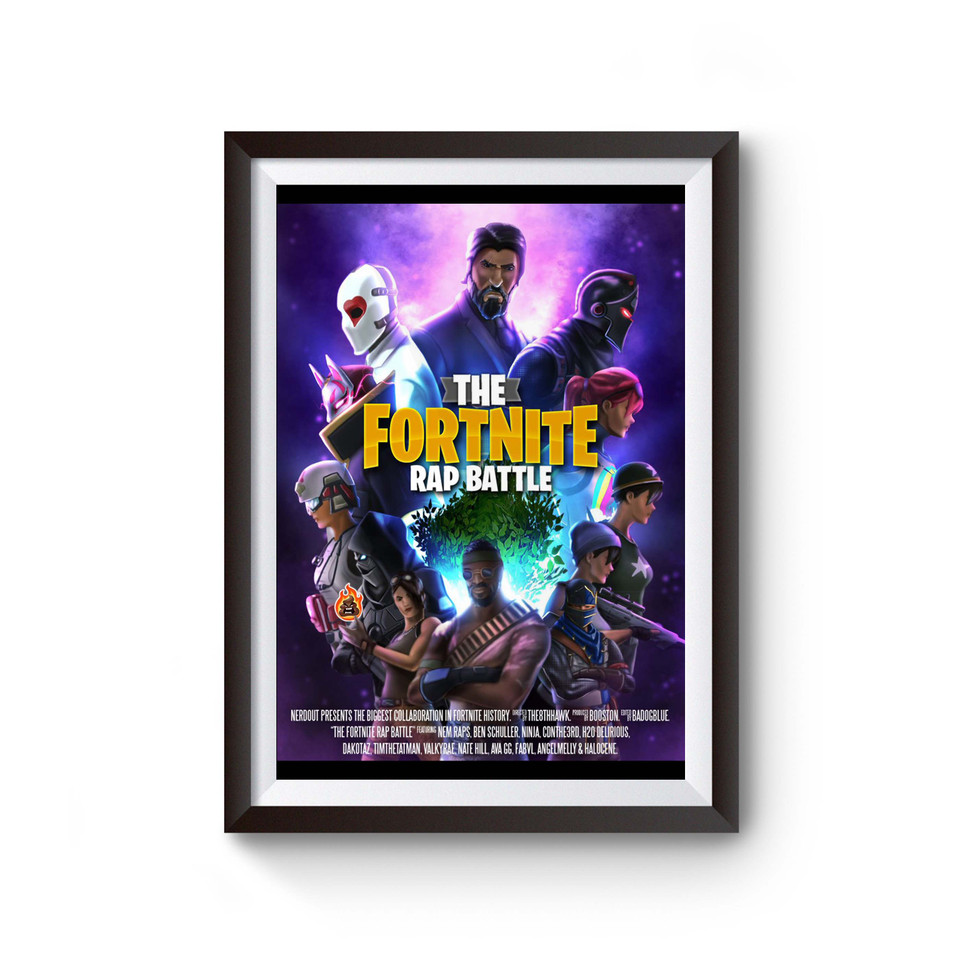 The Fortnite Rap Battle Poster