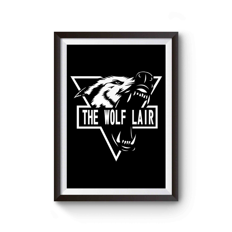 The Wolf Lair Logo Poster