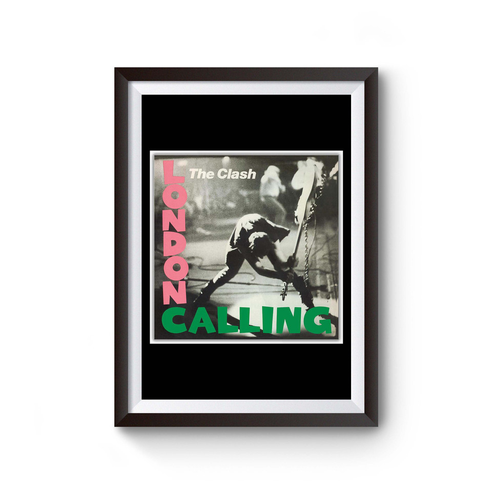 The Clash Punk Rock Band Poster