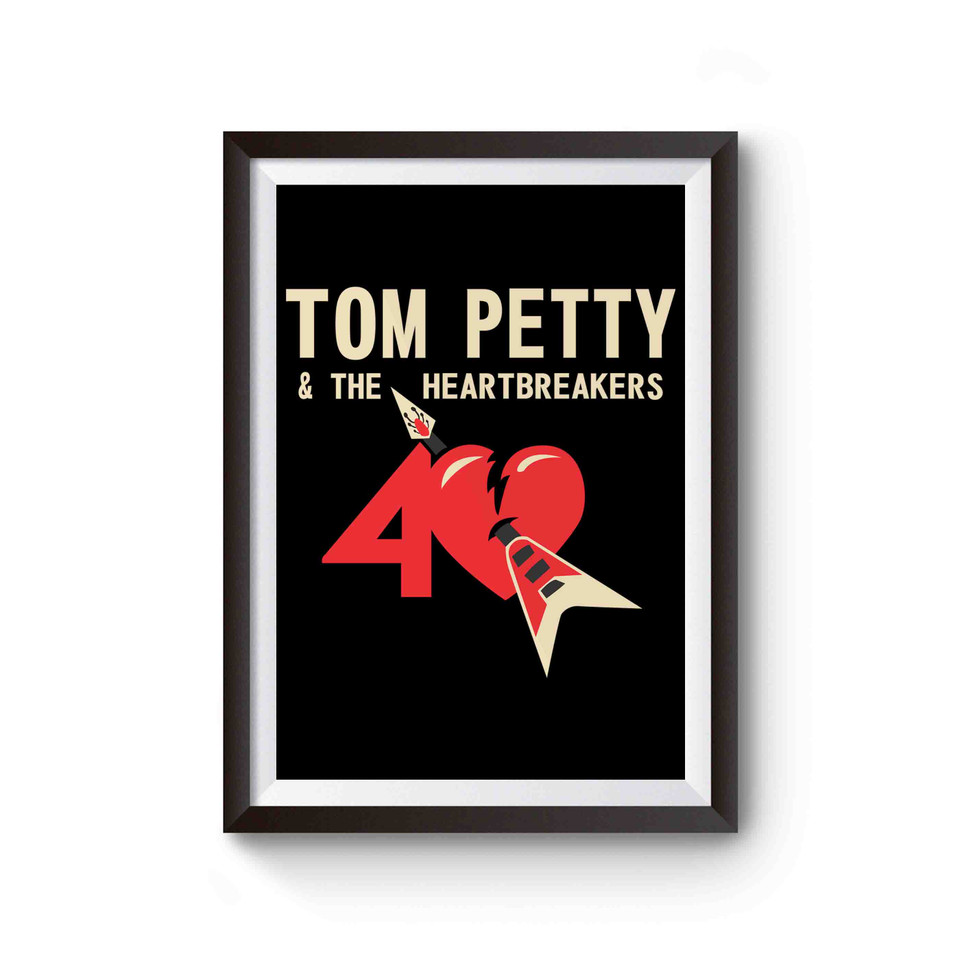 Tom Petty And The Heartbreakers 40th Anniversary Tour Poster