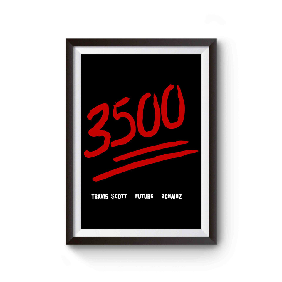 Travis Scott Logo Poster