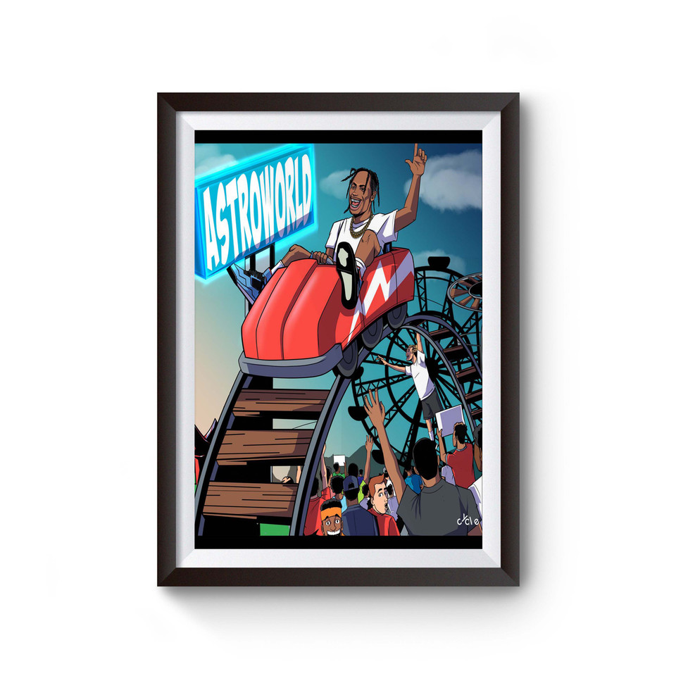 Travis Scott Astroworld Poster