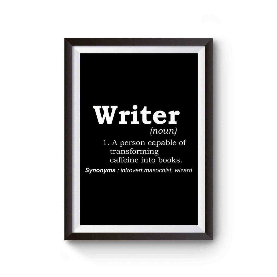 Writer Defined Definition Means Poster