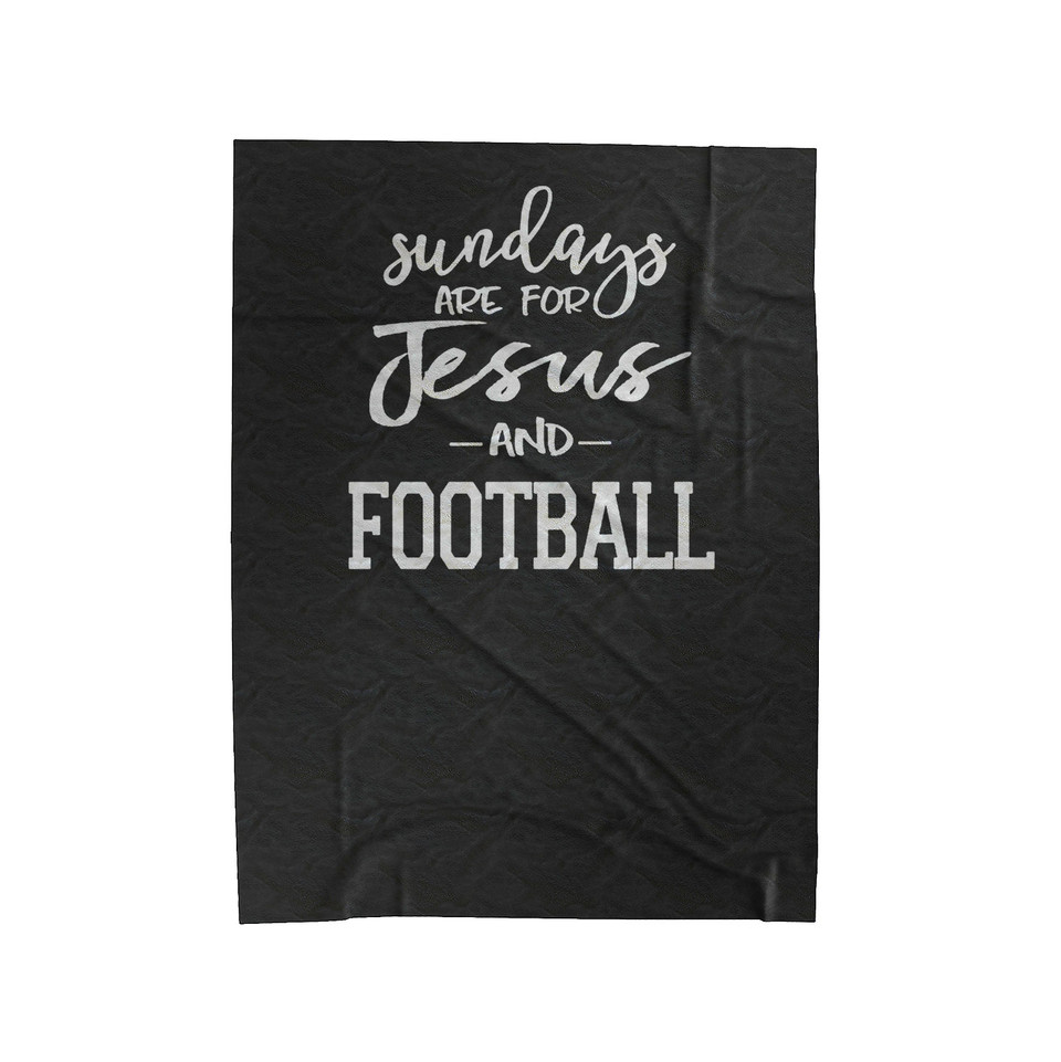 Sundays Are For Jesus & Football Nfl Faith Poster