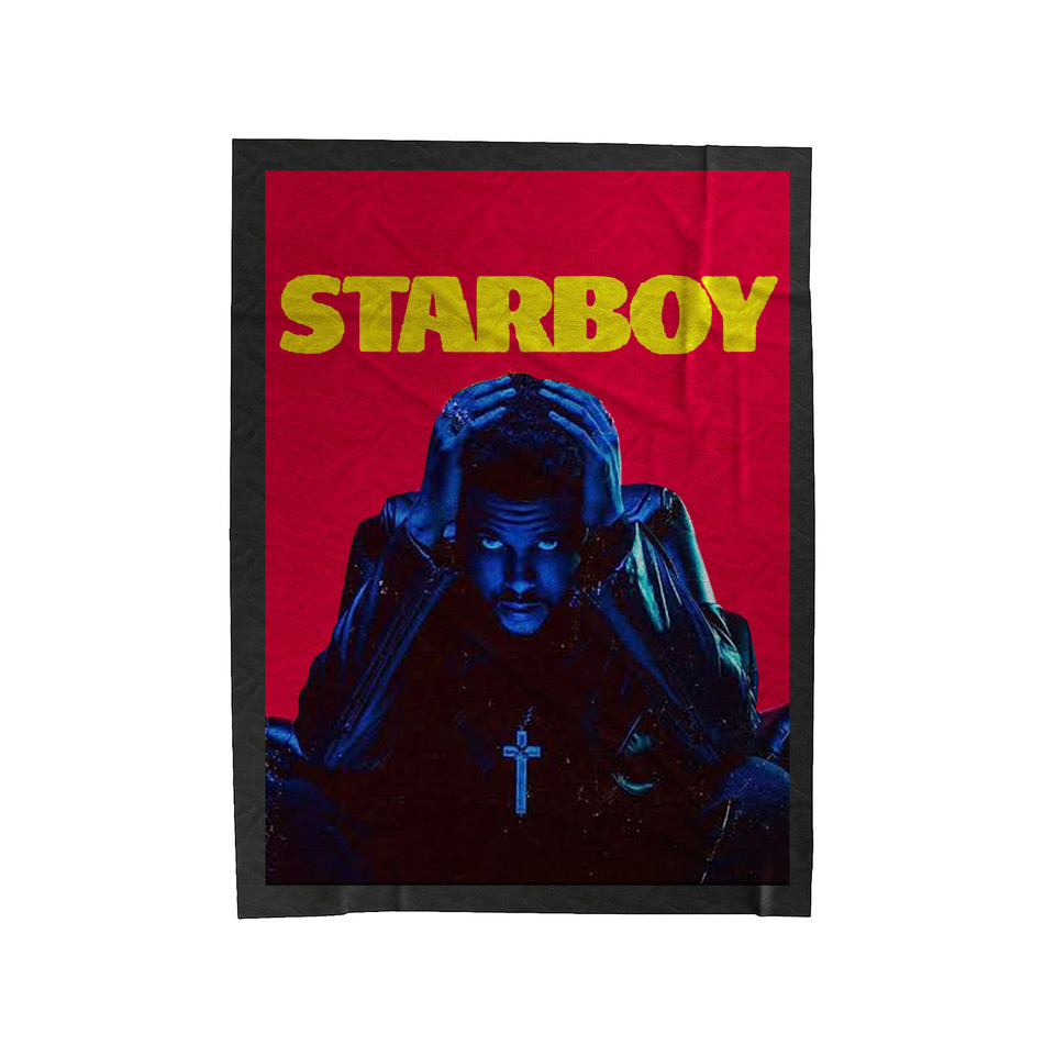 The Weeknd Starboy Music Album Cover Poster
