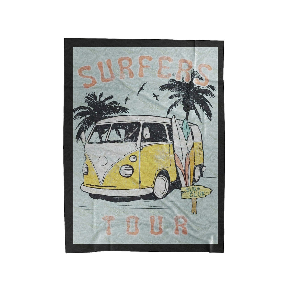 Vw Van Surfers Surfing Tour Hoodie