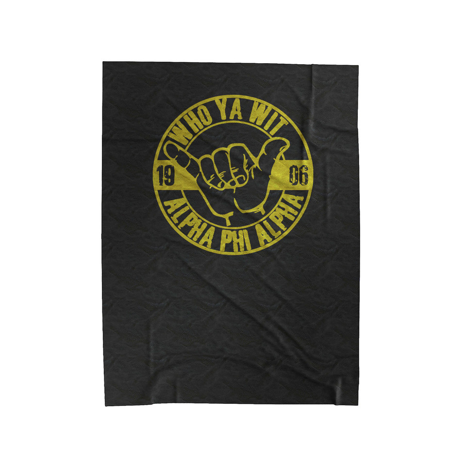 Who Ya Wit Alpha Phi Alpha Fraternity 1906 Poster