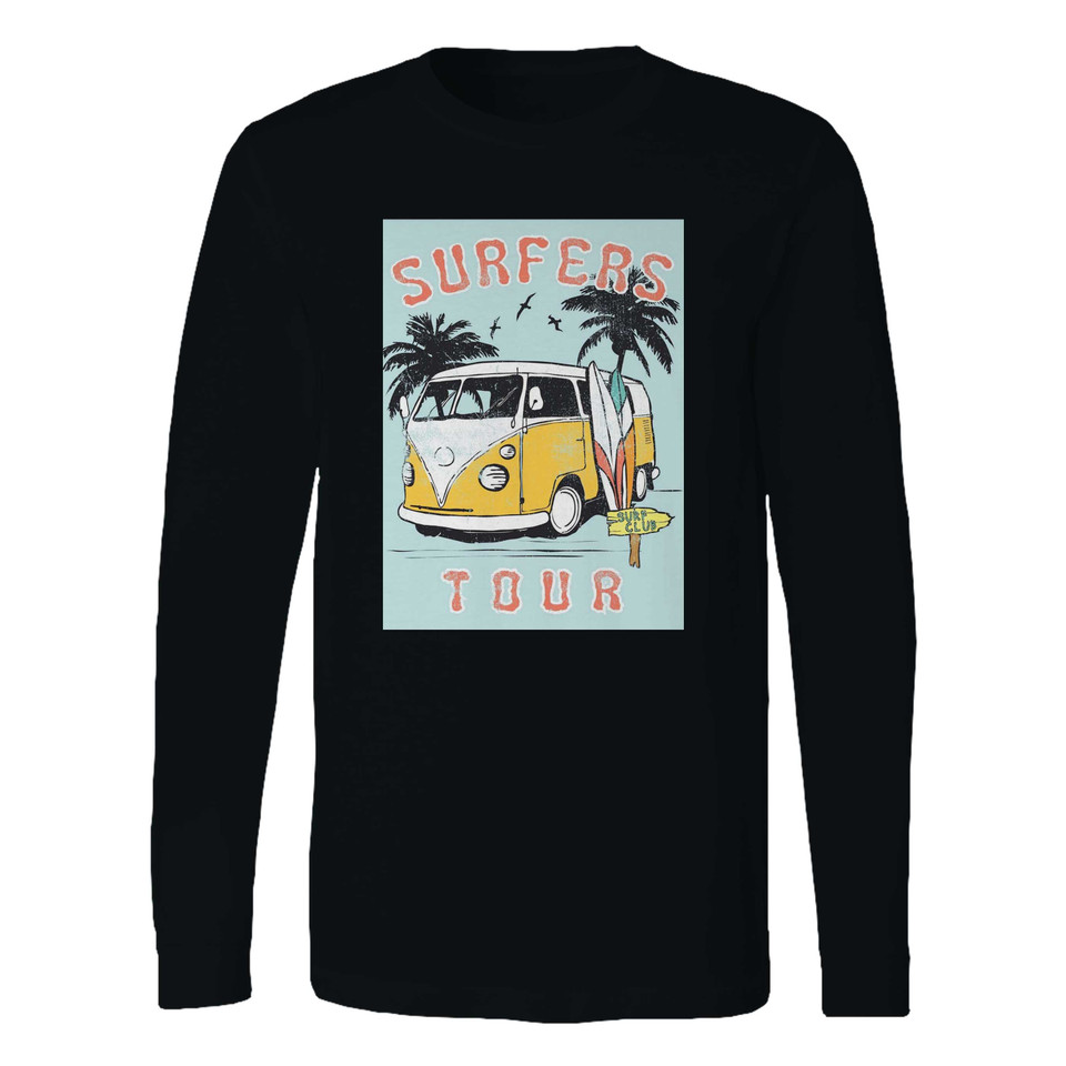 Vw Van Surfers Surfing Tour Poster