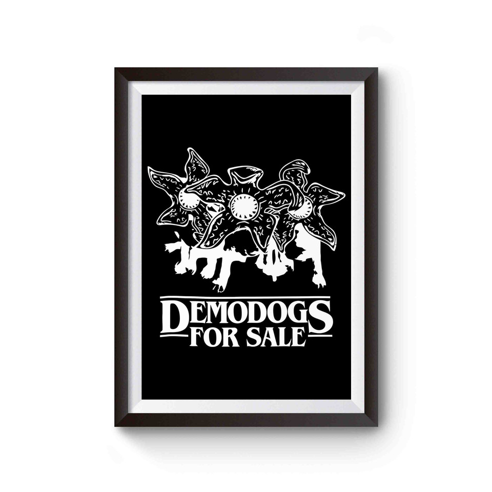 Stranger Things Walking The Demodog Poster