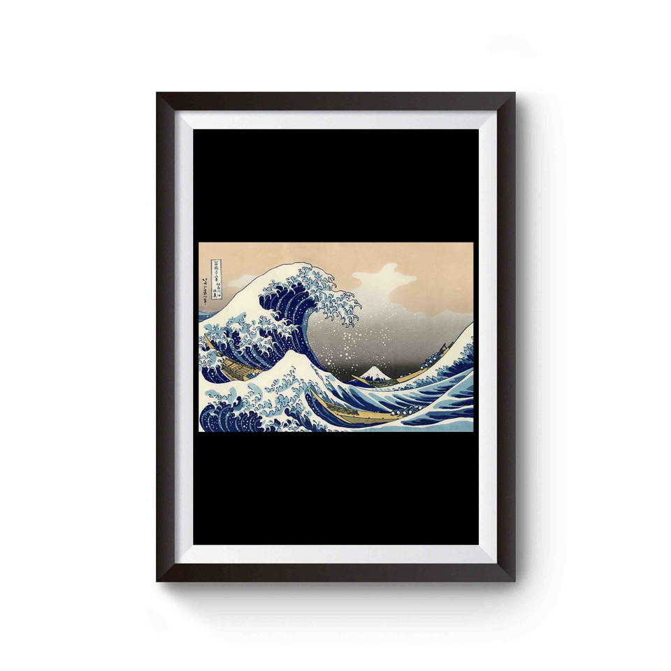 The Great Wave Of Pug Poster