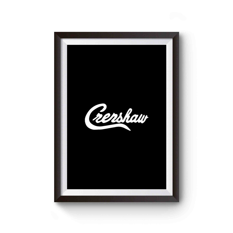 Nipsey Hussle Crenshaw Logo Poster