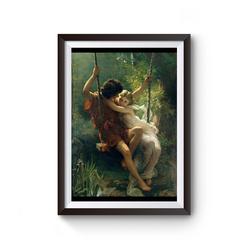 Pierre Auguste Cot Springtime Romanticism Women T Shirt