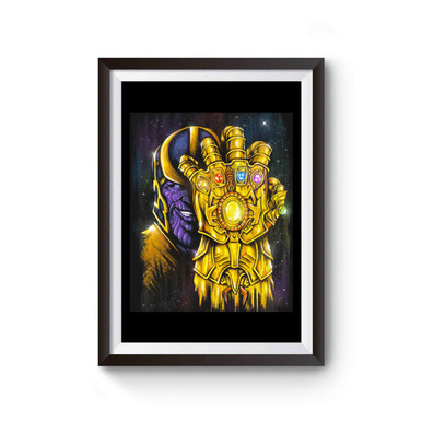 Thanos Infinity Gauntlet Infinity Stones Inspired Poster
